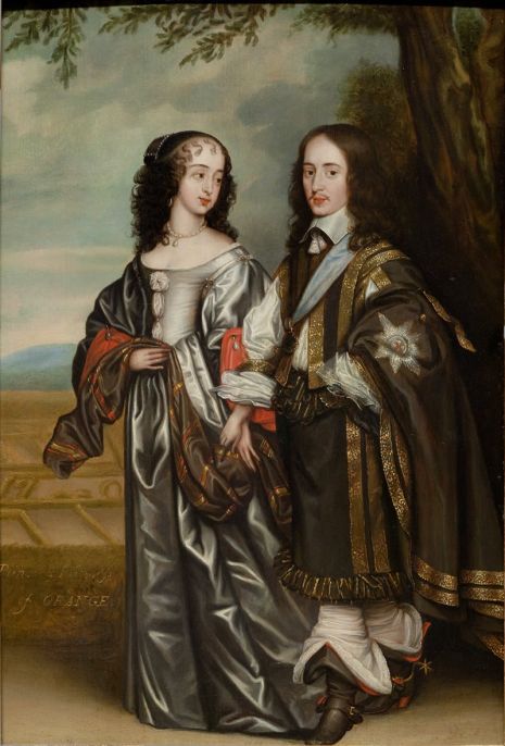 Portrait of Prince Willem II and Maria Henriëtte Stuart - Haags ...